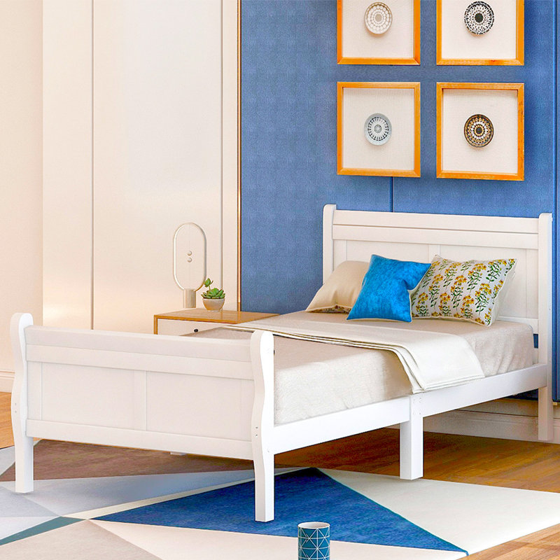 Twin bed frame without headboard store